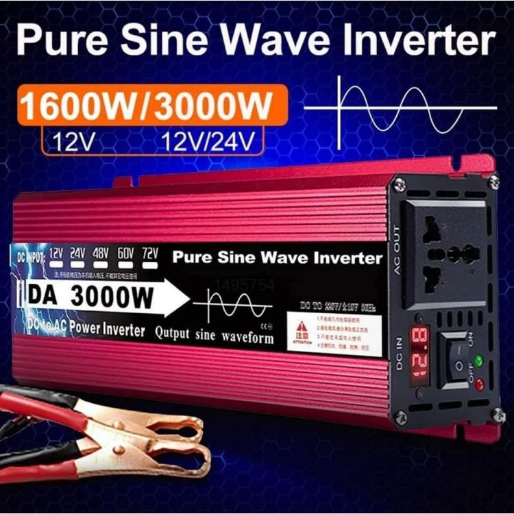 လျှပ်စစ်ပစ္စည်းများ - da pure sine wave inverter 3000w Price in Myanmar ...